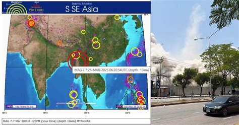 គ្រោះរញ្ជួយដីកម្រិត ៧ ៧ រ៉ិចទ័រ បានធ្វើឱ្យអគារនៅទីក្រុងបាងកកដួលរលំ Empire News Network