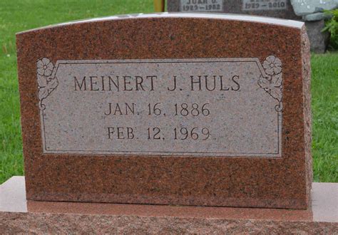 Meinert Jacob Huls 1886 1969 Find A Grave Memorial