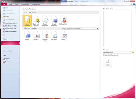 How To Create Your First Microsoft Access Database