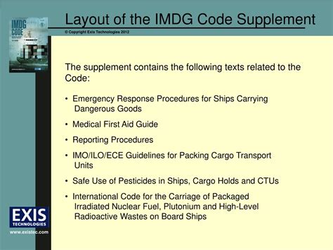 Ppt Introduction To Imdg Code Enhancing Safe Transport Of Dangerous Goods Powerpoint