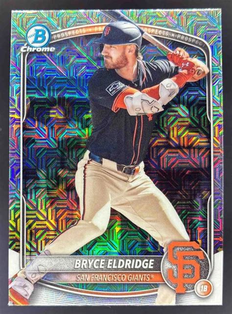 Bryce Eldridge Mojo Bcp 180 Prices 2025 Bowman Chrome Prospects