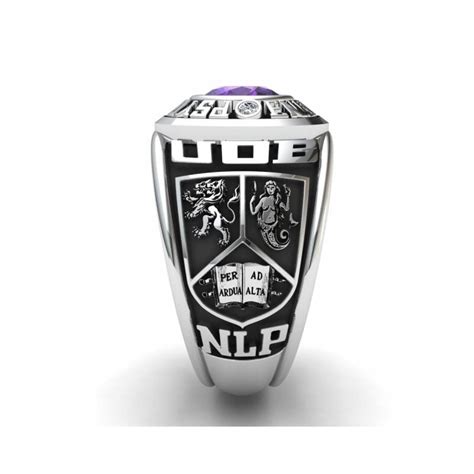 Psychology Silver Class Ring