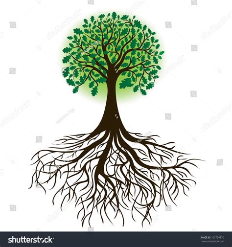 Tree With Roots Clip Art Free