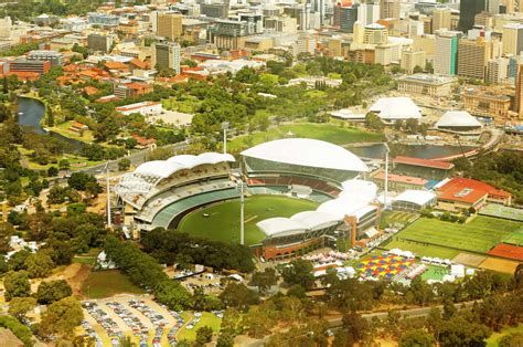 Download Adelaide Oval Aerial View Wallpaper