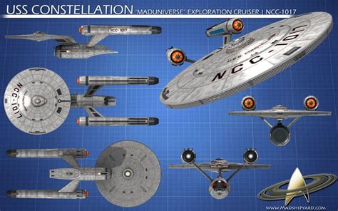 Ncc 1017 Uss Constellation Star Trek Ships Star Trek Starships