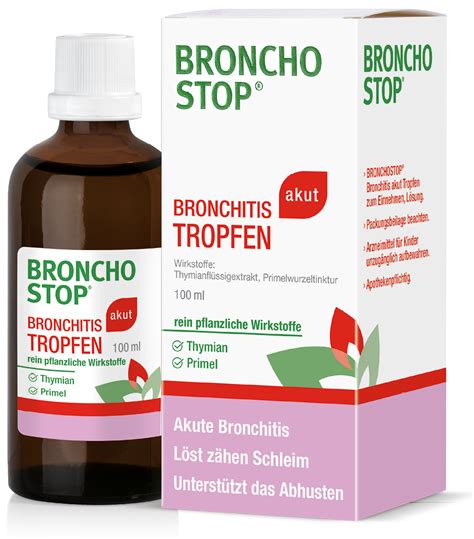 Bronchostop® Bei Husten Reizhusten Schleimlöser Behandlung