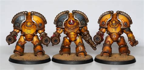 How To Paint Saturnine Terminators As Imperial Fists Horus Heresy