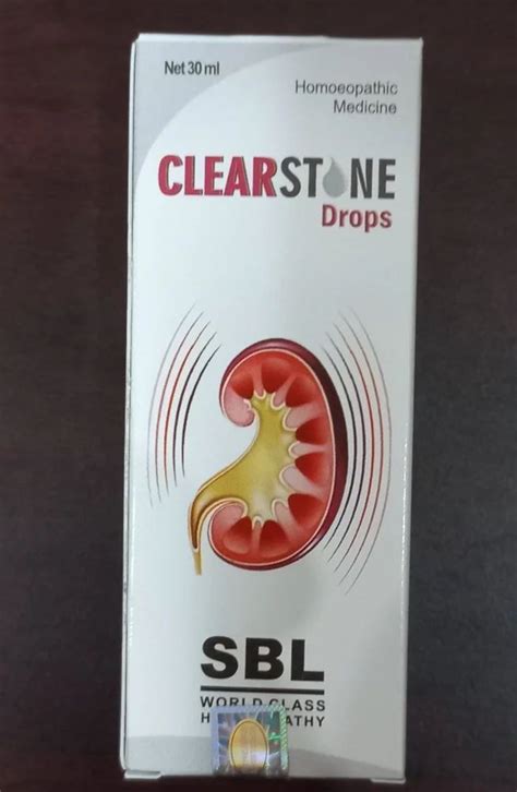 Sbl Clearstone Drops Prescription Packaging Type Box At ₹ 165box In