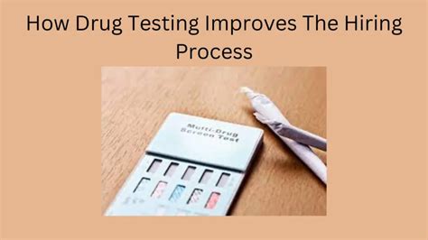 How Drug Testing Enhances The Hiring Process