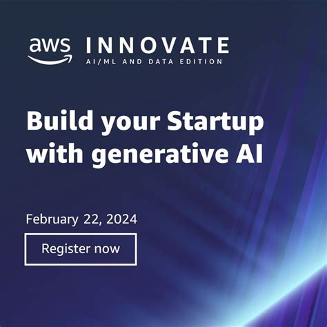 amazon web services aws on linkedin aws innovate ai ml and data