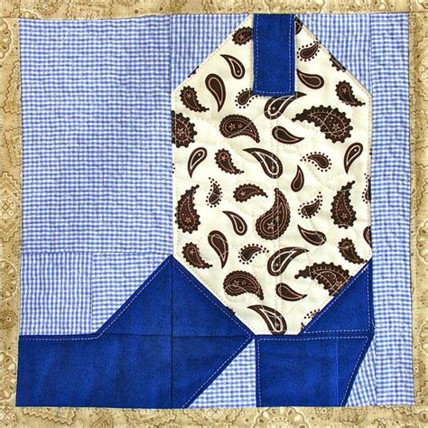 Cowboy Boot Quilt Block Pattern Instant Digital Pdf Download