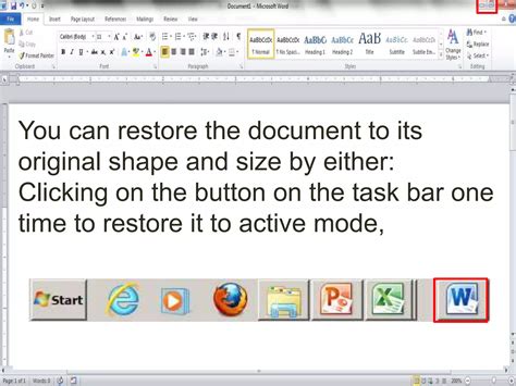 microsoft word practical work ppt