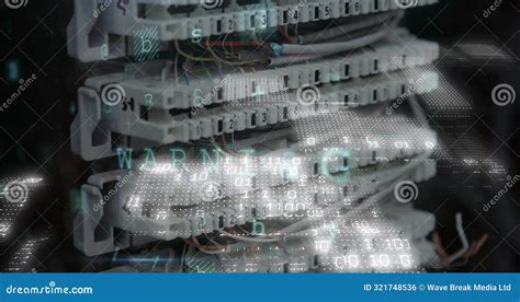Complex Server Hardware With Various Cables And Connectors Stock Photo Image Of Infrastructure