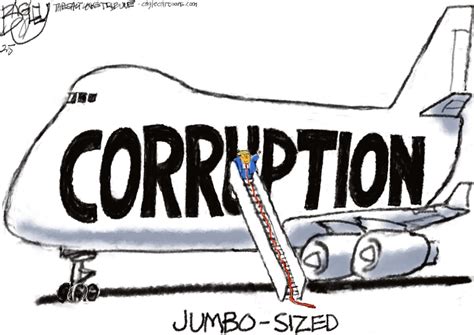 Donald Trumps Jumbo Sized Corruption May 14 Editorial Cartoons The