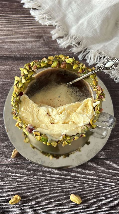 Pistachio Affogato Easy Coffee Dessert Mostlyfoodandtravel Recipe