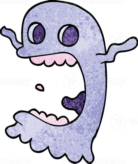 Cartoon Doodle Spooky Ghost 45171258 Png