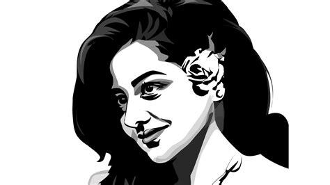 How To Draw Black And White Portrait Illustration Of A Girl Portrait