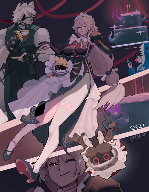 Ellen Joe Von Lycaon Alexandrina Sebastiane Drusilla And Anastella Zenless Zone Zero Drawn