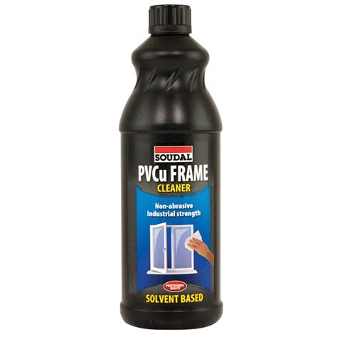 Soudal Solvent Cleaner Frame Pvcu Pvc Plastic 1 Litre 113621 Sealants
