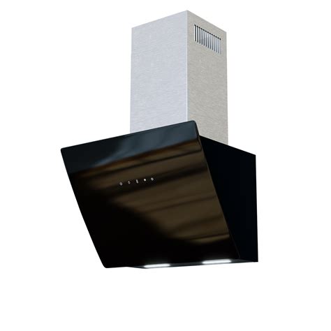 60cm Glass Extractor With Motorised Opening Door And Led Lighting