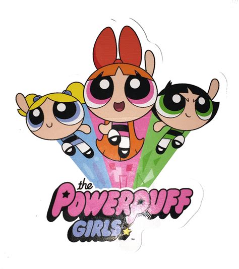 Powerpuff Girls Logo Sticker Pegatinas Bonitas Chicas Superpoderosas