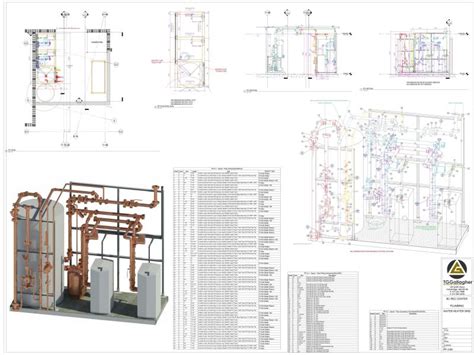 Double Water Heating Boiler Setup Storage Tank And Mixing Valve Circ Pump Station Sysque A