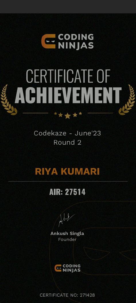 Riya Kumari On Linkedin Coding Codingchallenge Codingninjas