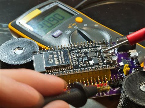 Engineer Testing Microcontroller Board Editorial Photo Image Of Stem