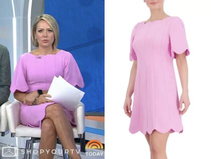 The Today Show September 2025 Dylan Dreyers Pink Scallop Mini Dress