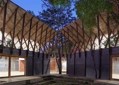 Sameep Padora Builds Buddhist Learning Centre In An Indian Forest Grove
