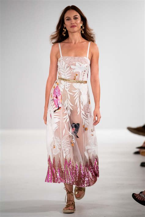Olga Kurylenko At Temperley Runway Show At London Fashion Week 09 15