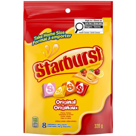 Starburst Chewy Candy Original Take Home Bag 320 G Voilà Online