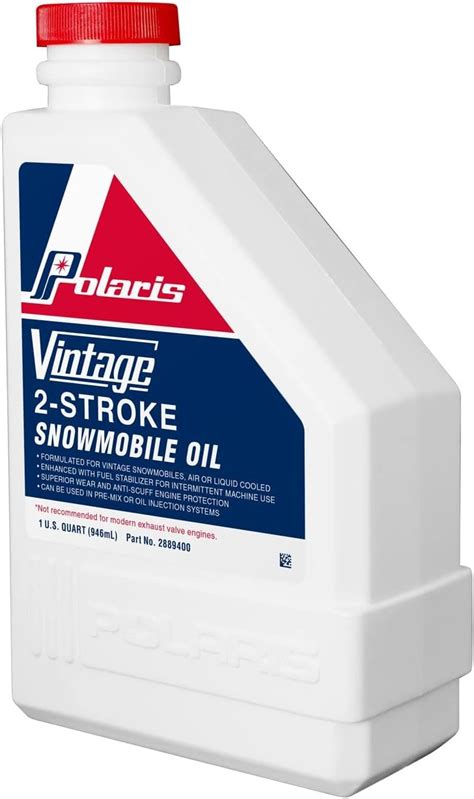 Polaris Oem Vintage 2 Stroke Snowmobile Engine Oil 2