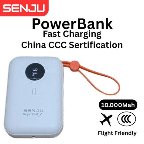 Ccc China Sertifikat Powerbank Ccc Fast Charge Senju 10000 Mah With