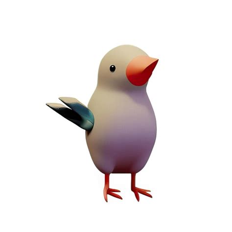 3d Bird Image Premium Ai Generated Image