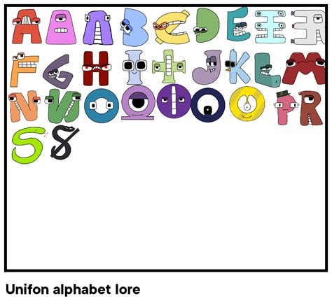 Unifon alphabet lore : r/alphabetfriends