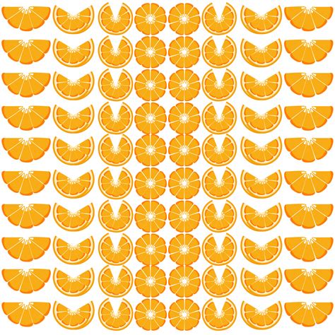 Orange Seamless Pattern PNG