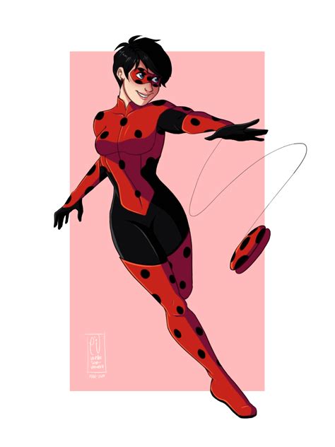 Short Haired And Adult Miraculous Ladybug