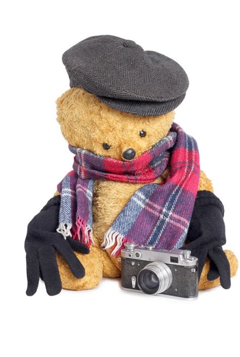 Bear With Camera Seven Stock Image Image Of Plush Tourist 152332079
