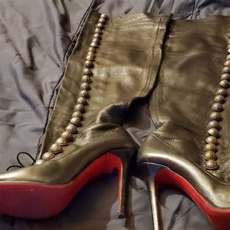 Christian Louboutin Shoes Christian Louboutin Fabiola Boots Rare Almond Shape Sz 7 Poshmark