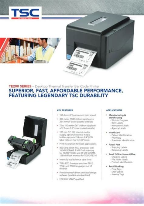 Tsc Te44 Barcode Receipt Printer At Rs 12000 In Pune Id 7653782 Prasad And Sons Trading Co