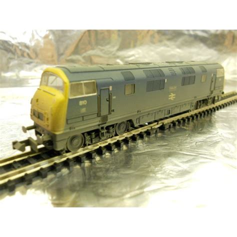 Graham Farish 371 605 Class 42 Warship 810 Cockade Br Blue