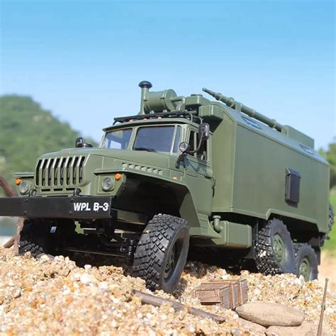 Jual Wpl B36 Rtr Military Truck Ural Rc B 36 1 16 24g 6wd Rc Car Off Road Shopee Indonesia