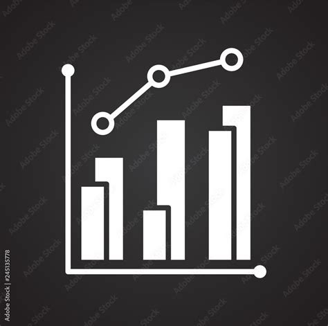 Data Analysys Icon On Black Background For Graphic And Web Design Modern Simple Vector Sign