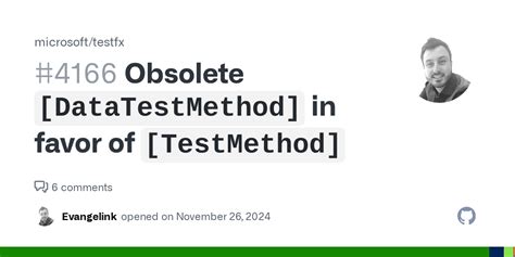 Obsolete ` Datatestmethod ` In Favor Of ` Testmethod ` · Issue 4166