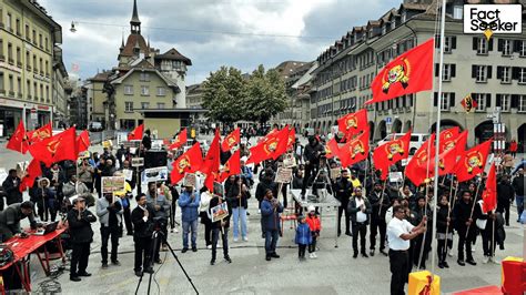 Image Of Woman Holding Ltte Flag At Remembrance Event From France Not