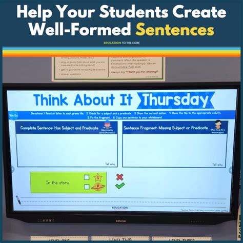 Syntax Activities Grammar Digital Interactive Teaching Slides 2nd 3rd Grade