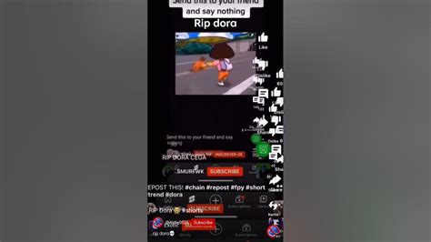 Rip Dora Youtube