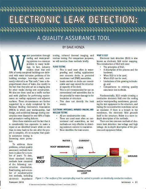 2010 02 Electronic Leak Detection Iibec