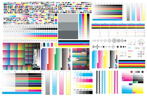 Color Chart Print Test Stock Illustrations 195 Color Chart Print Test Stock Illustrations